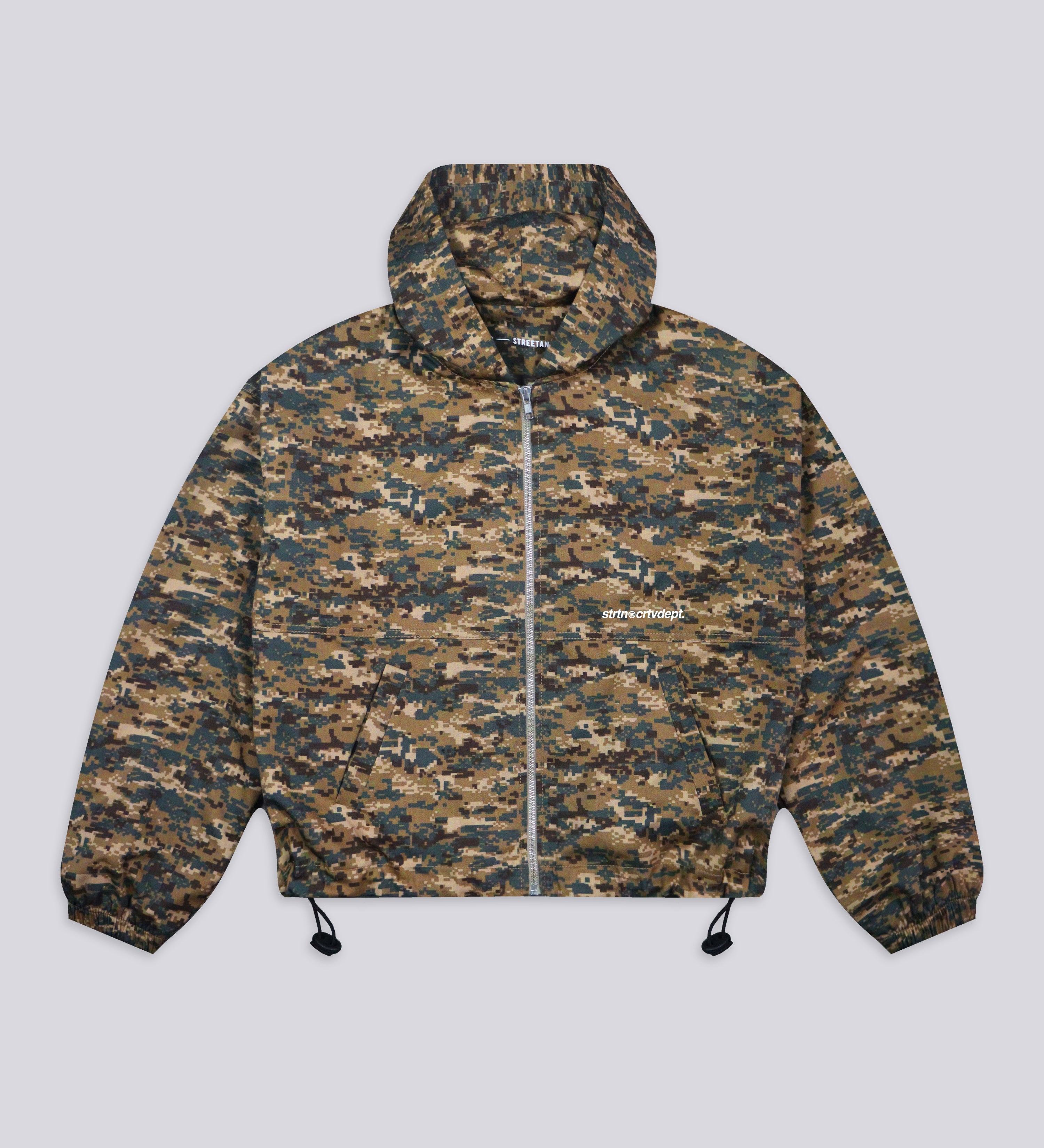 CRTV DEPT. CAMO JACKET – Army Pixel – STREETAN®